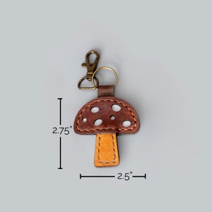Mushroom #2 Keychain | Mushroom Bag Charm - Etsy