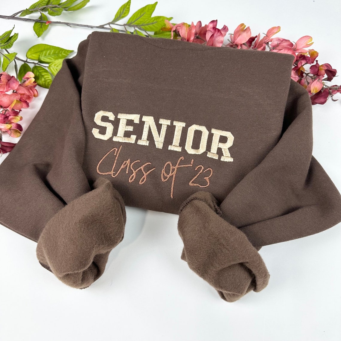 Class of 2025 Custom Embroidered Sweatshirt – Personalized Graduation ...