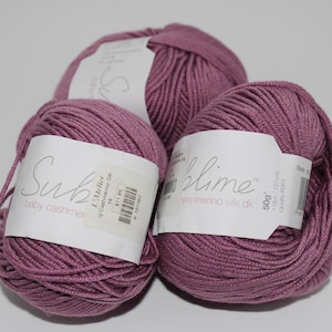 Sublime Yarn - Baby Cashmere Merino Silk DK - Etsy