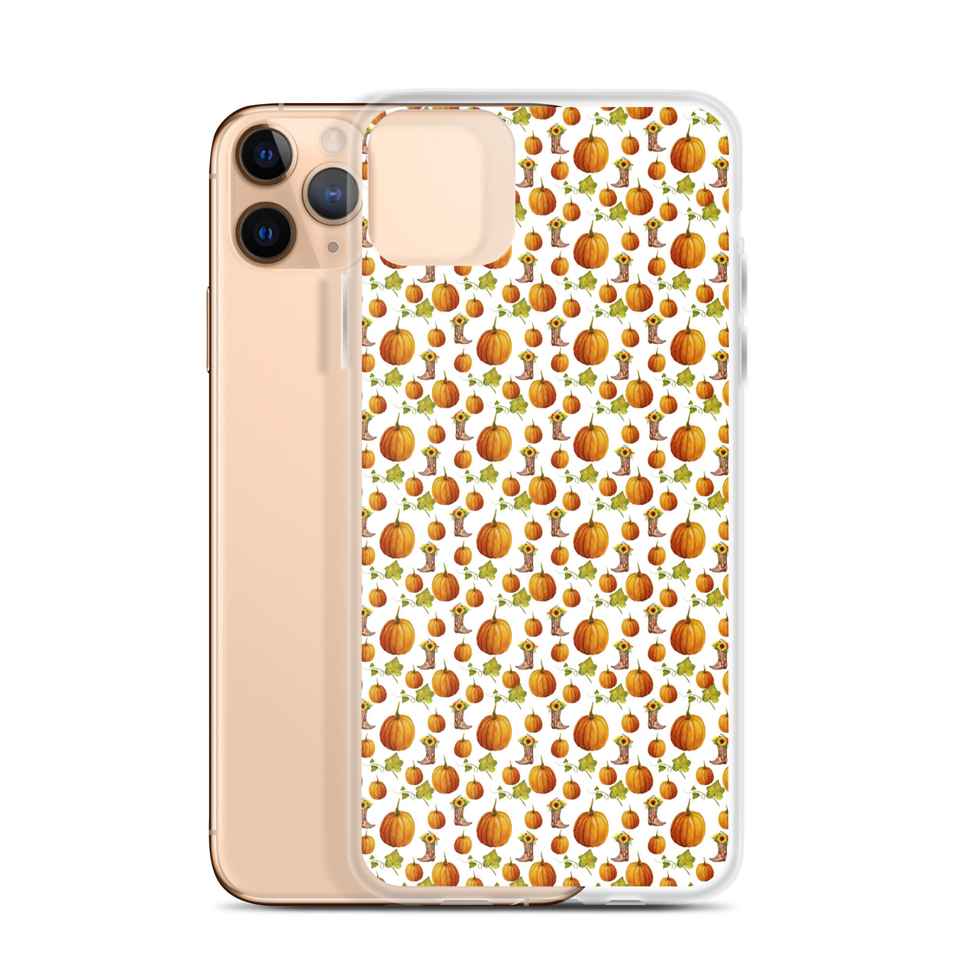 Harvest Season Autumn Themed Pumpkin Patch Fall iPhone Case - Etsy ...