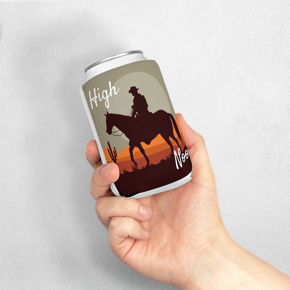 High Noon Western Cowboy Can Cooler Sleeve - Etsy