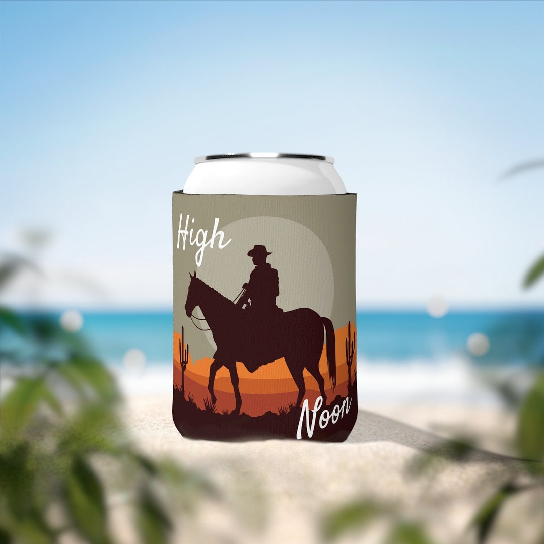 High Noon Western Cowboy Can Cooler Sleeve - Etsy