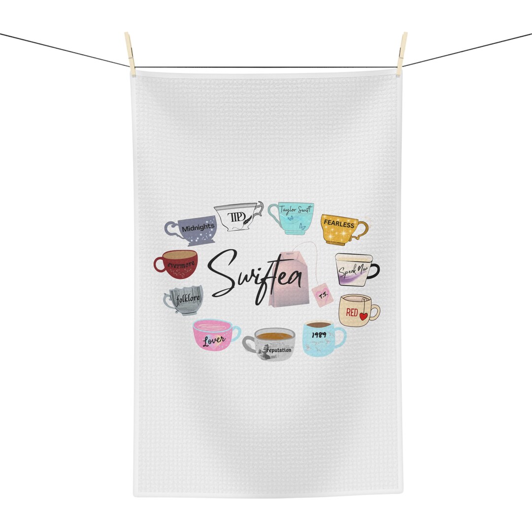 Taylor Swift Tea Towel Swiftea FREE SHIPPING - Etsy