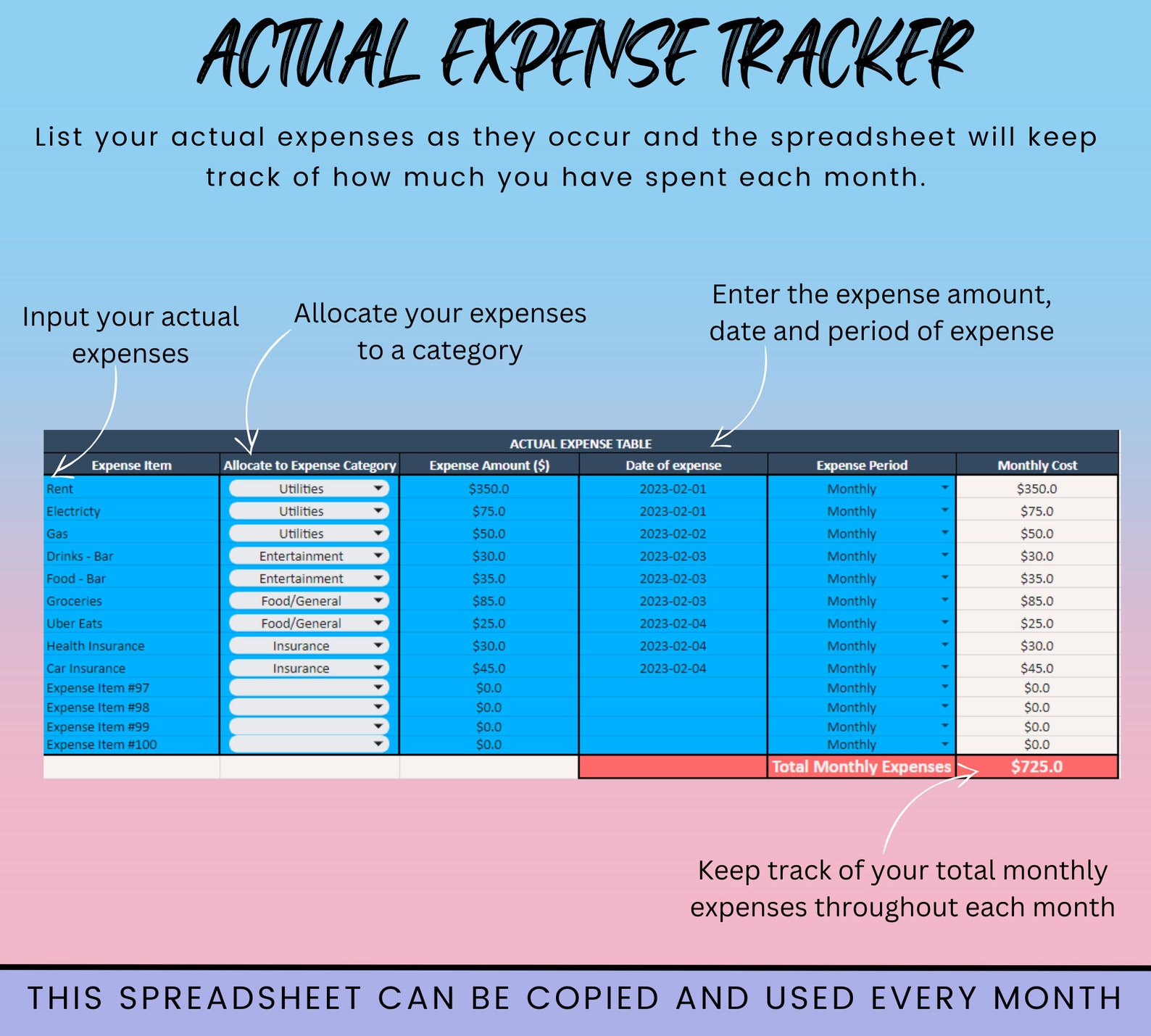 2024 Finance Tracker & Expense Tracker | Google Sheets Personal Budget ...