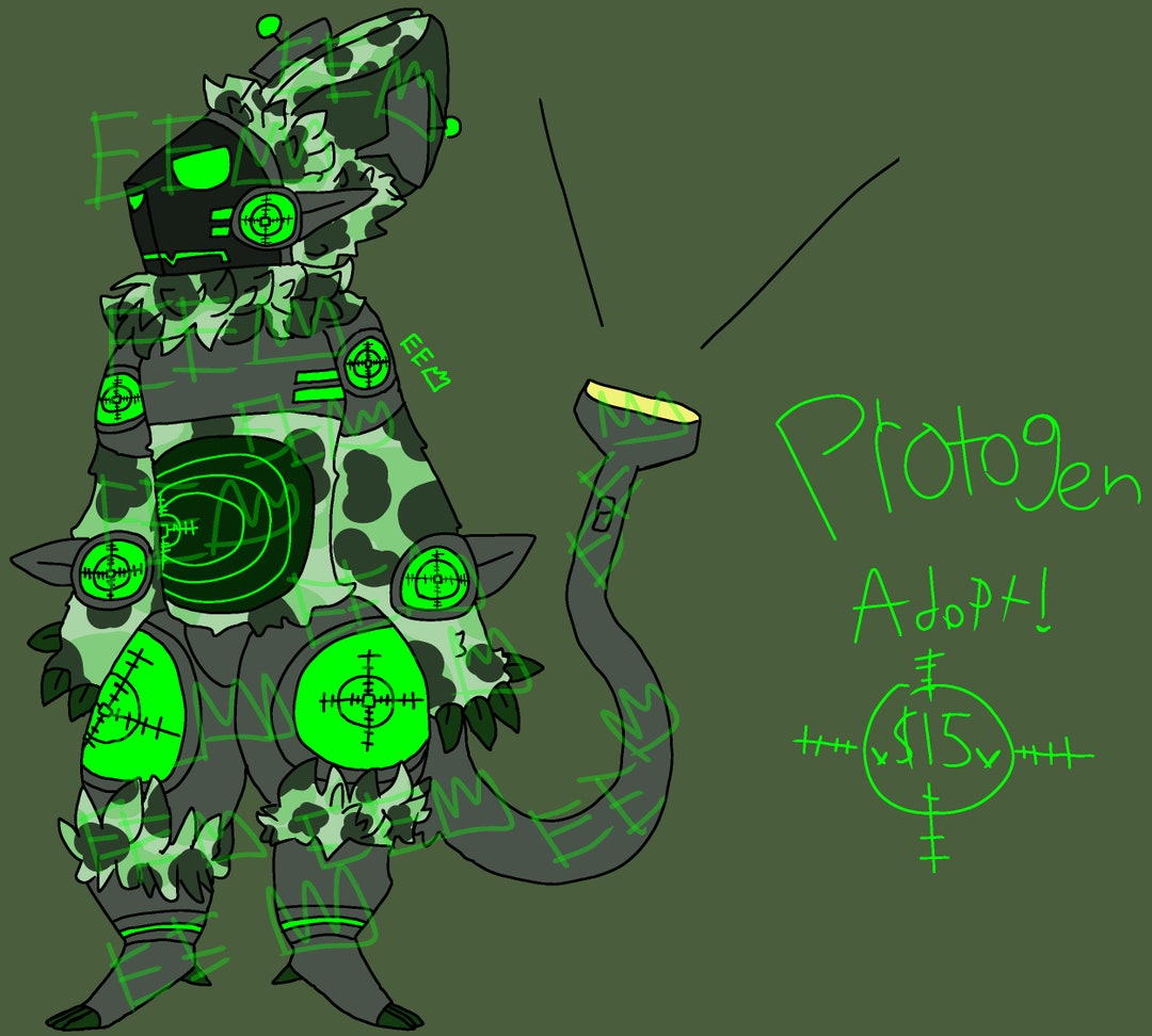 Camo Protogen Adopt - Etsy