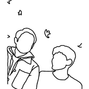 Heartstopper Outline Digital Download - Etsy