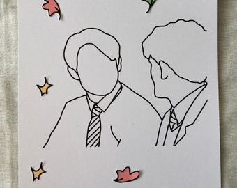 Heartstopper Outline Digital Download - Etsy