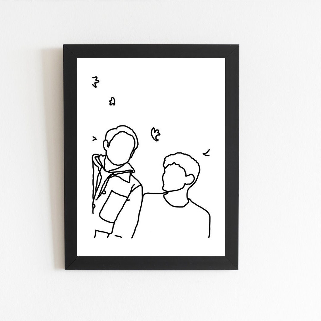 Heartstopper Outline Digital Download - Etsy