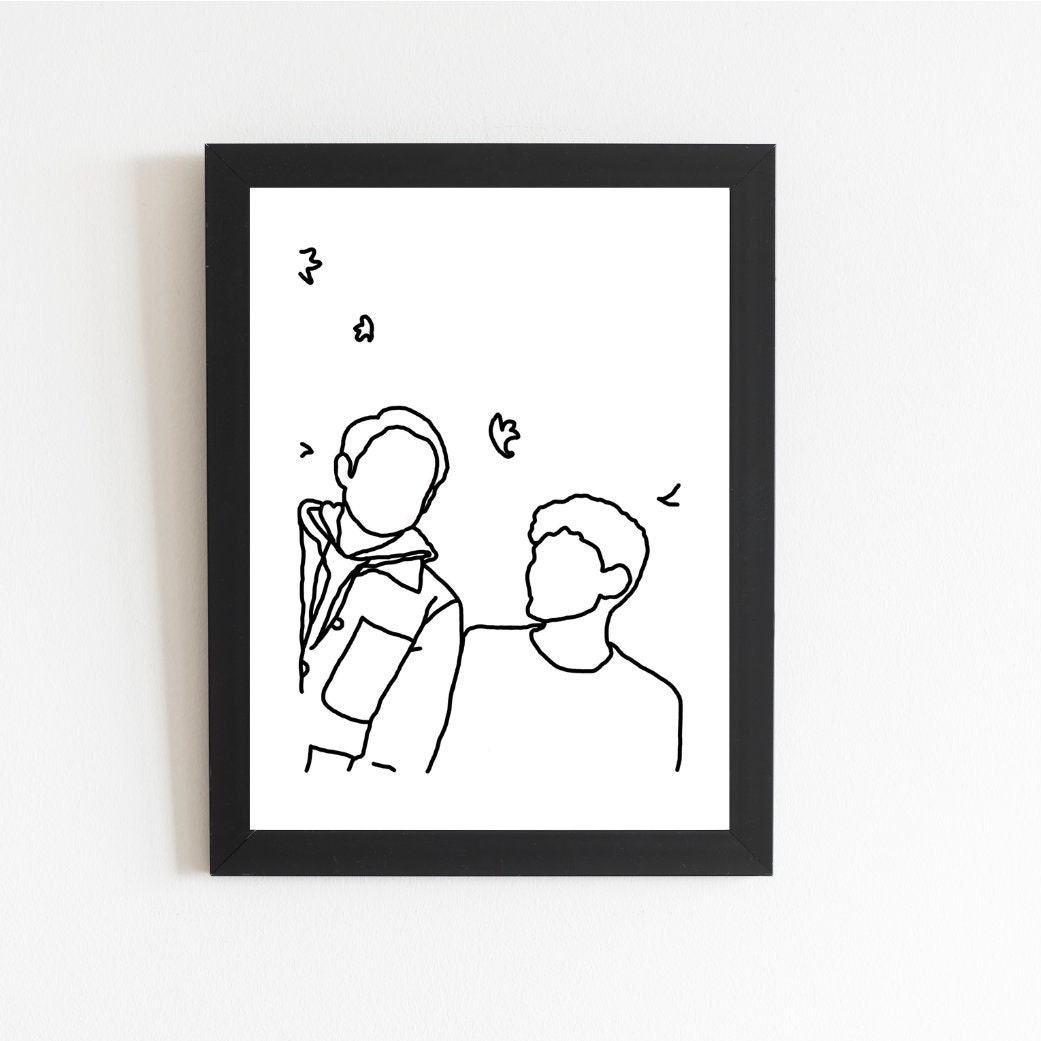 Heartstopper Outline Digital Download - Etsy