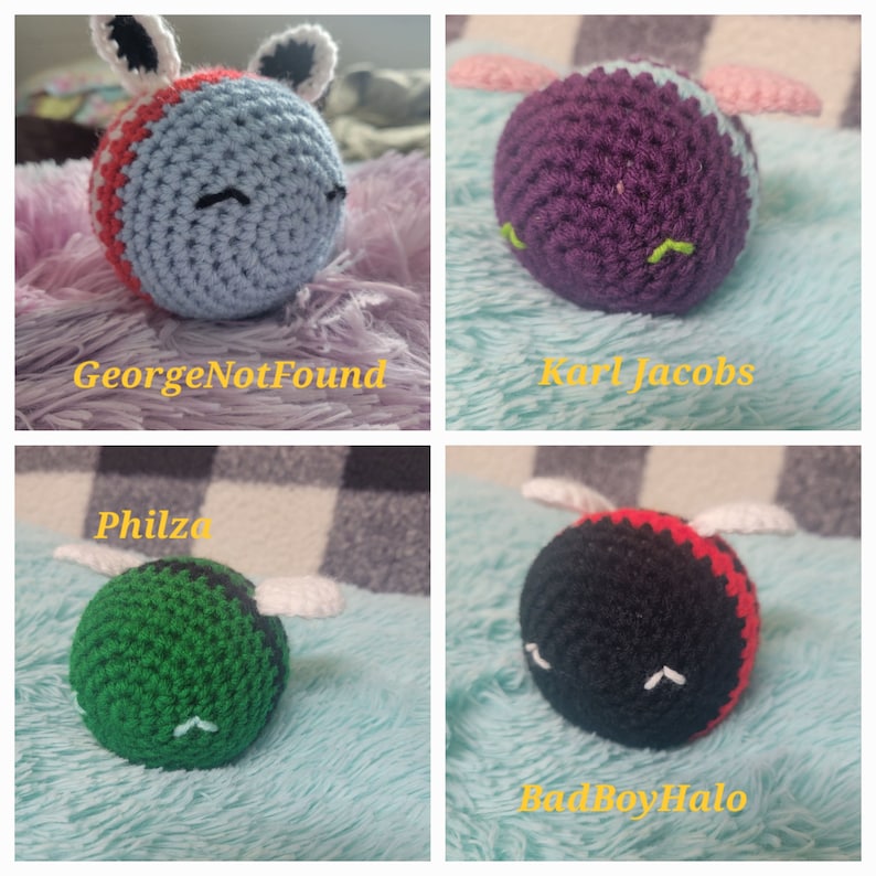 DSMP Crochet Bees - Etsy