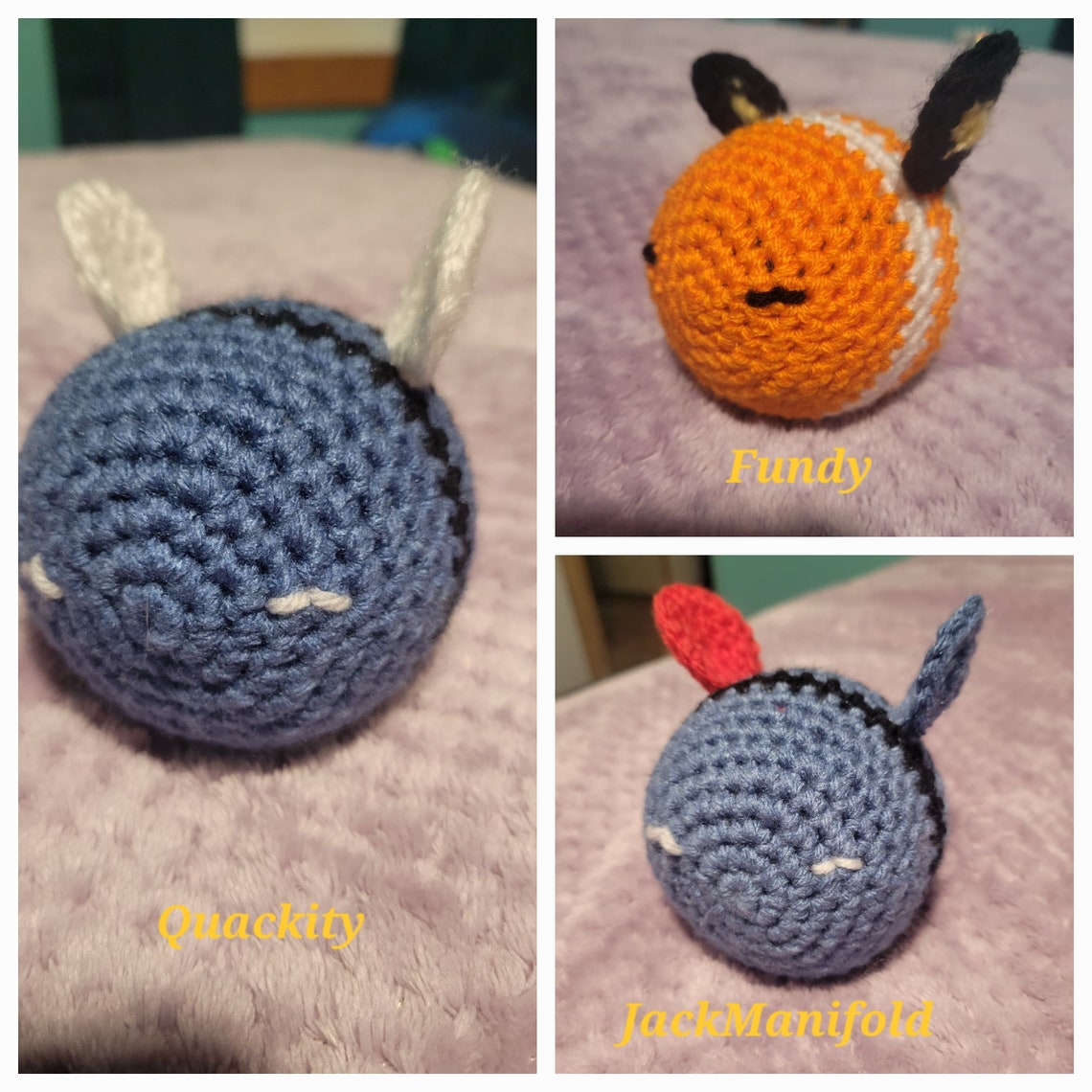 DSMP Crochet Bees - Etsy