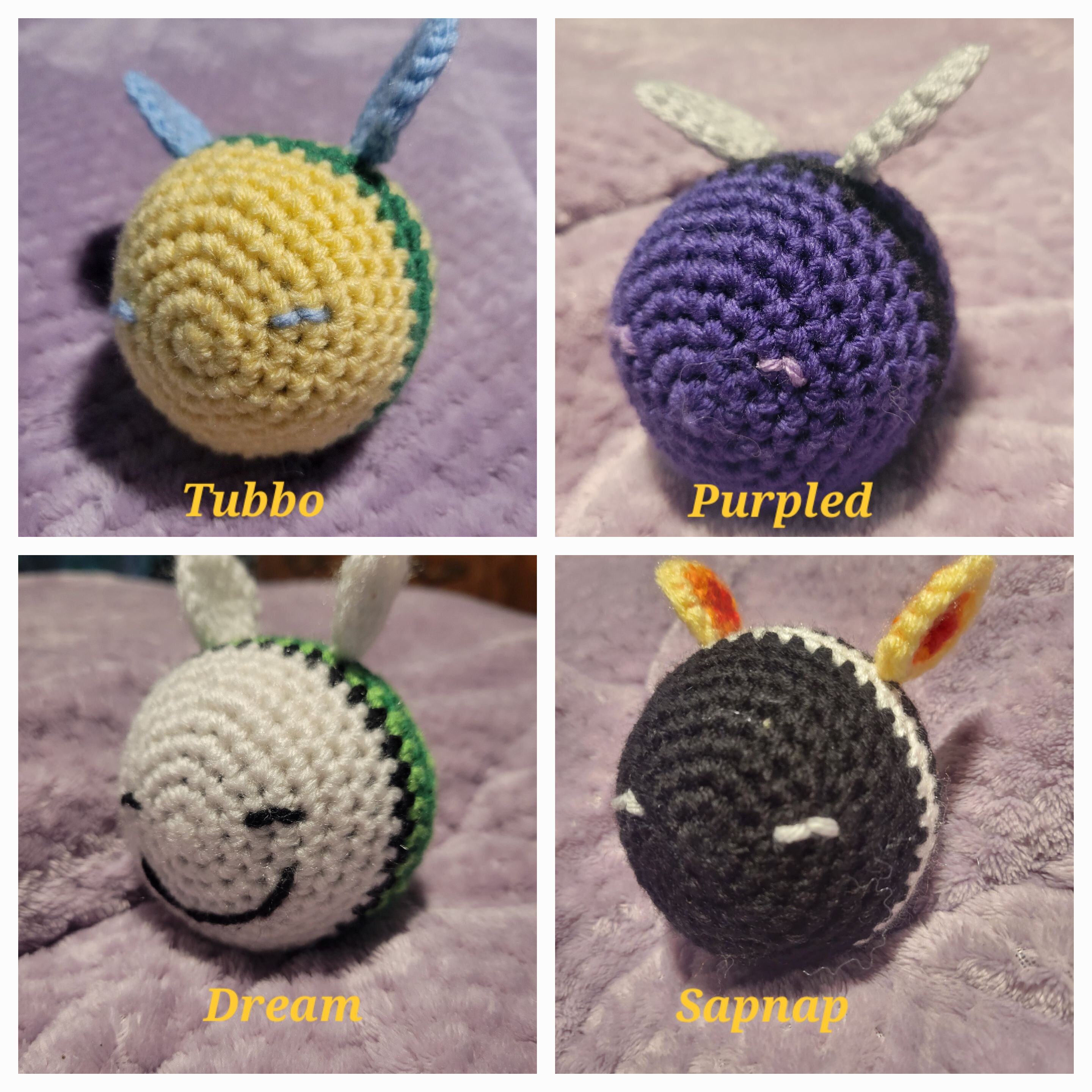 DSMP Crochet Bees - Etsy
