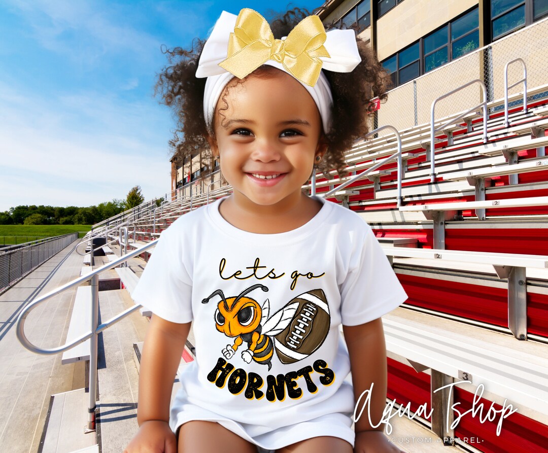 Let's Go Hornets, Game Day Tshirt, Kids Football Shirt, Go Hornets ...
