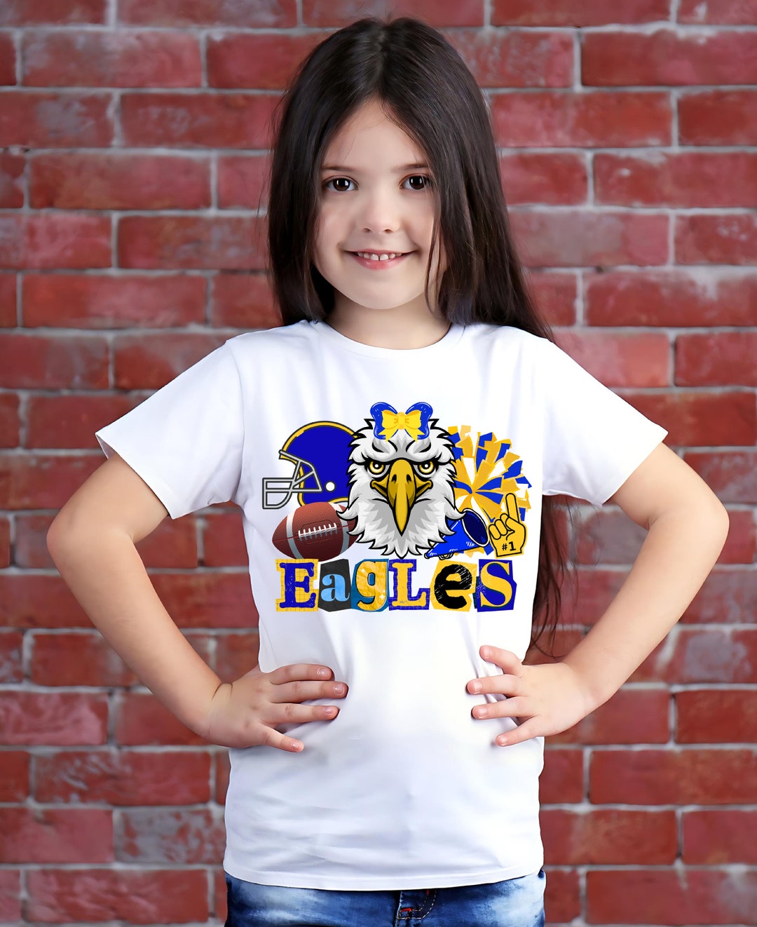 Gameday Shirt for Kids, Eagles Kids Shirt, Team Spirit Shirts for Kids ...