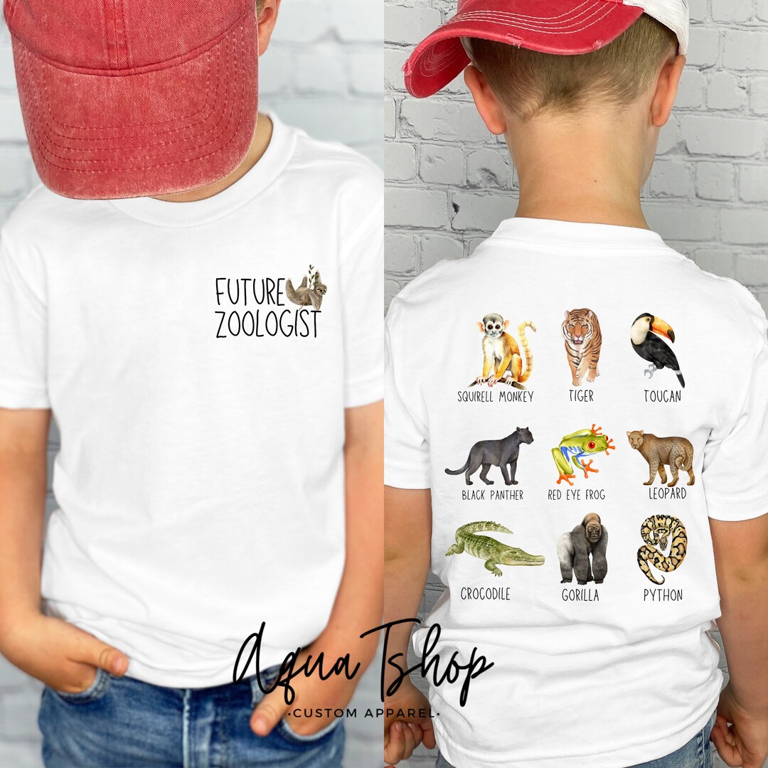 Future Zoologist Kids Shirt, Zoo Crew Shirts for Kids, Jungle Animal ...