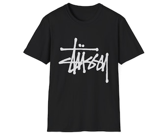 Vintage 1990s Stussy Logo Double Sided Single Stitch Graphic Vintage 1990s Stussy Logo Double Sided Single Stitch Graphic