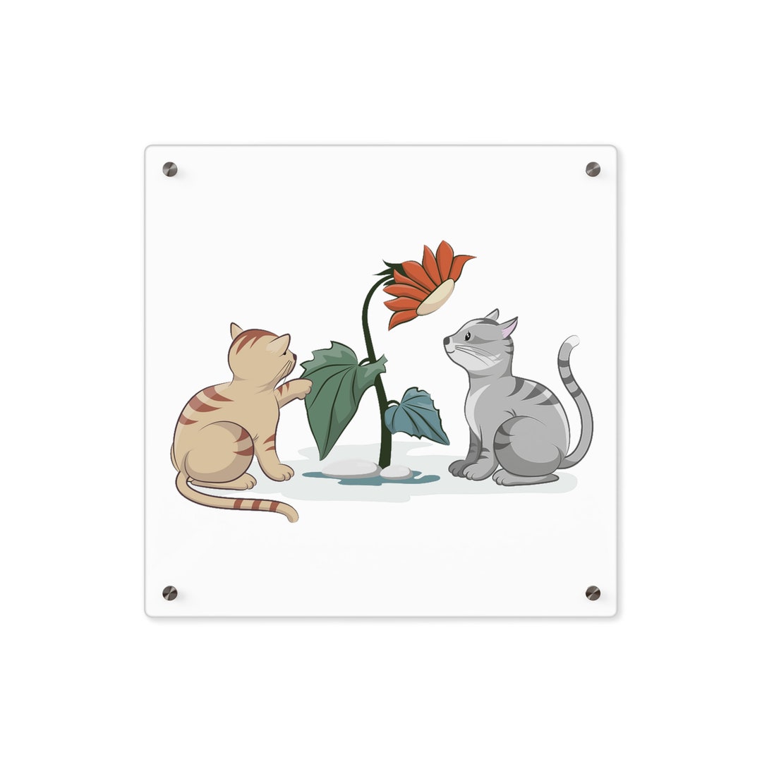 Cats Acrylic Wall Art Panels - Etsy