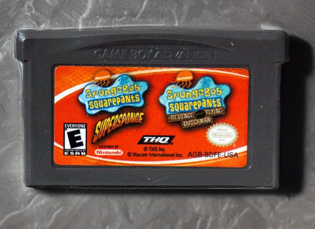Gameboy Advanced Spongebob Squarepants: Supersponge & Revenge of the ...