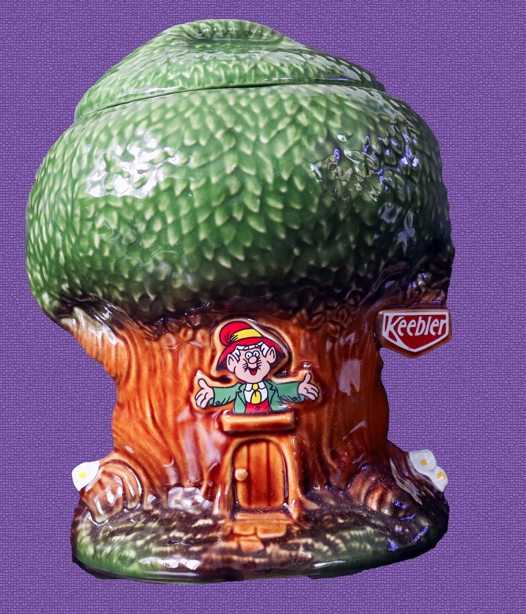 Vintage 1981 Keebler Elf Ceramic Tree House Cookie Jar - Etsy