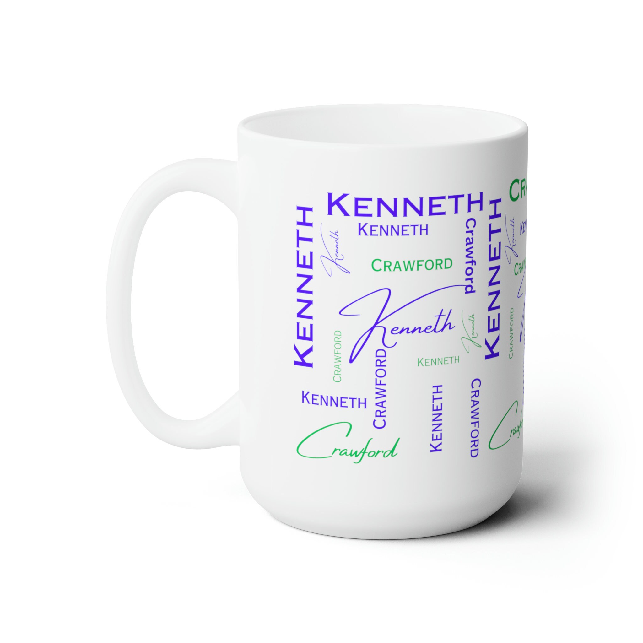 Personalized Word Art Mug: A Unique Blend of Name and Design - Etsy