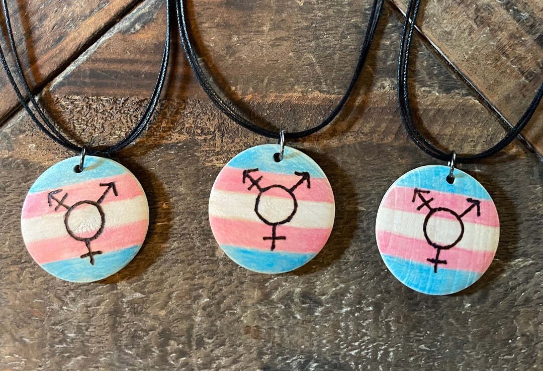 Transgender Symbol Necklace - Etsy