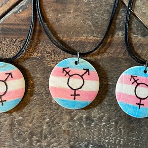 Transgender Symbol Necklace - Etsy