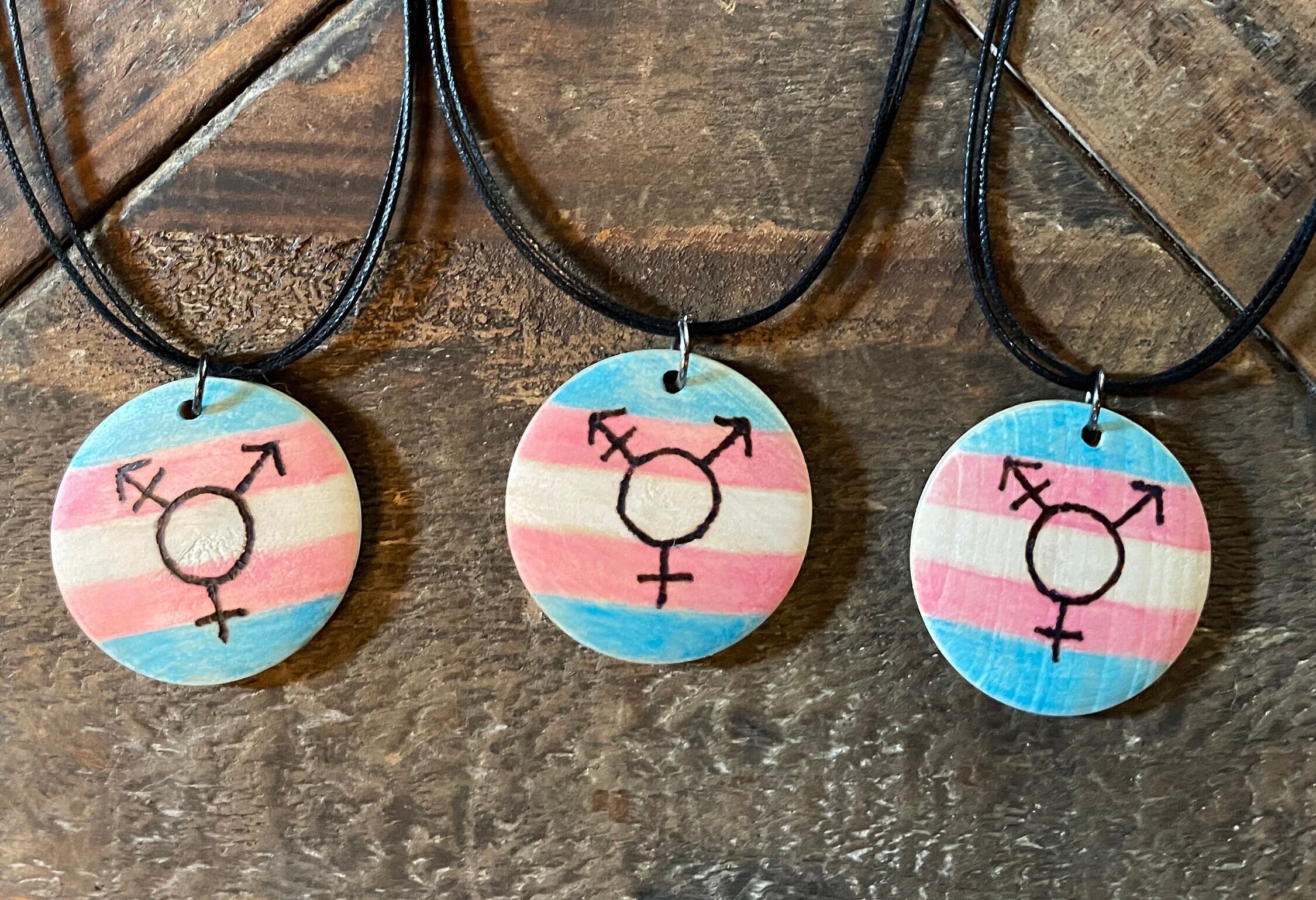 Transgender Symbol Necklace - Etsy