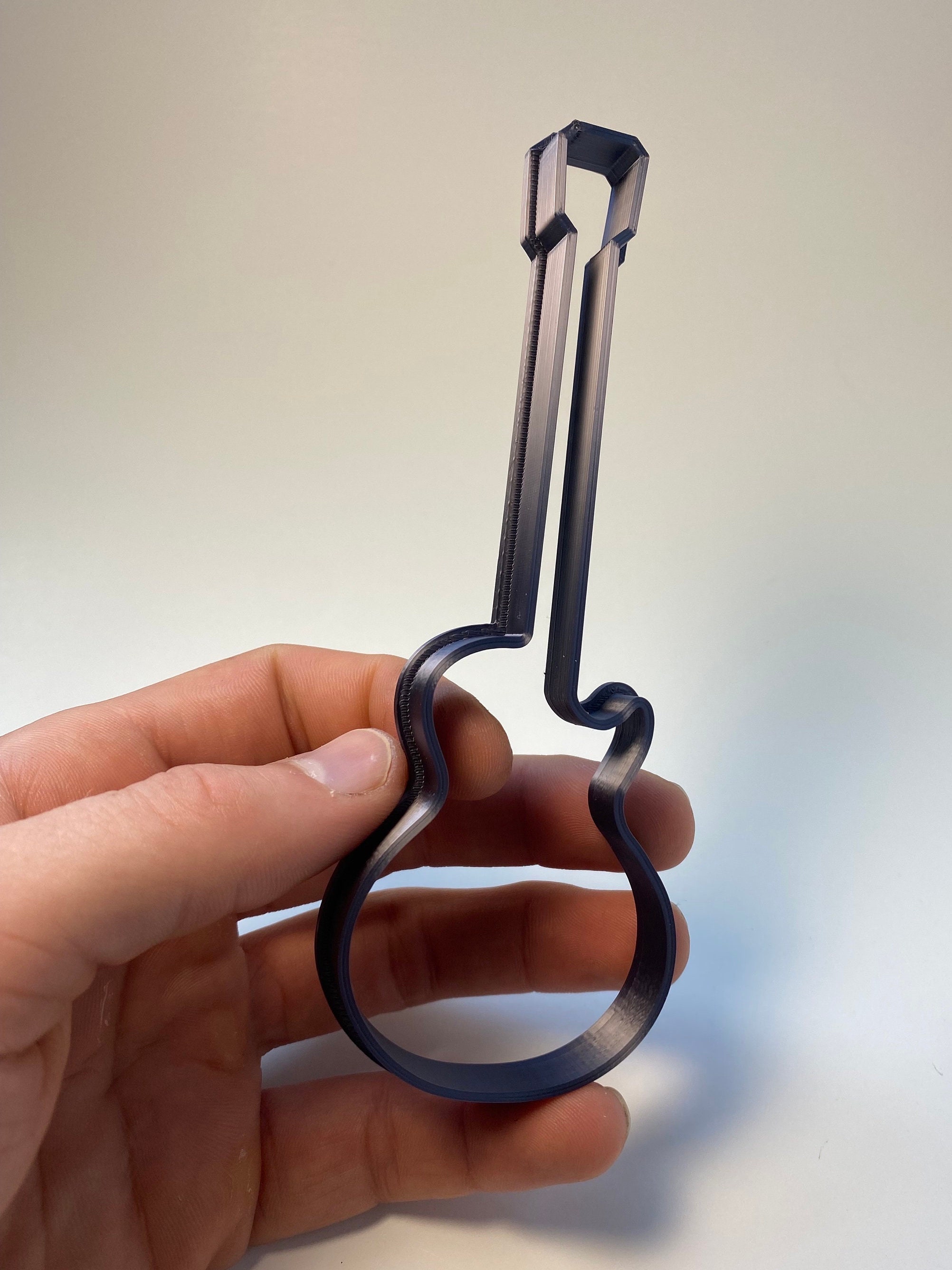 Les Paul Guitar Cookie Cutter, 3D Printed Les Paul Style Outline or ...