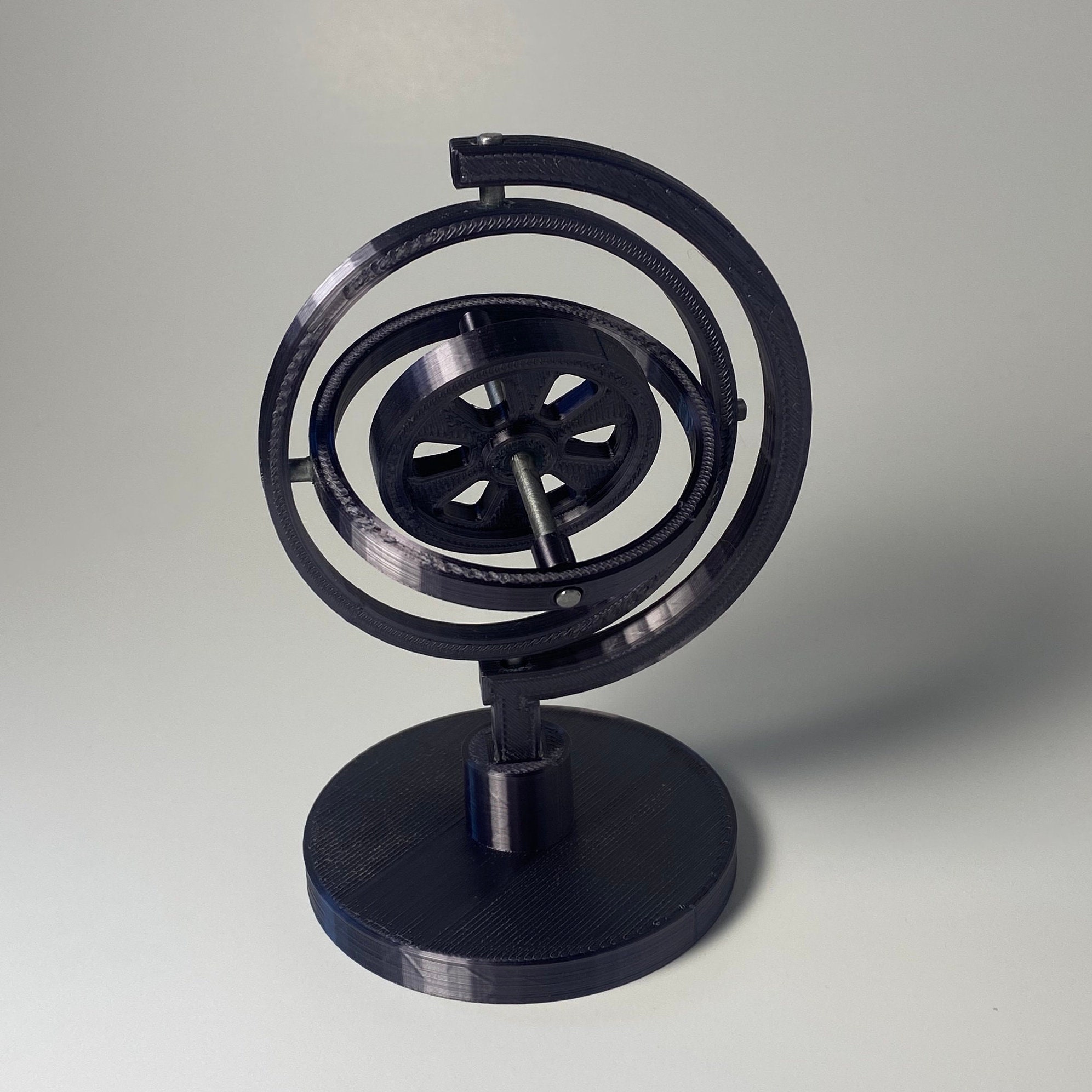 Gyroscope Desk Toy, 3D Printed Desk Ornament - Etsy