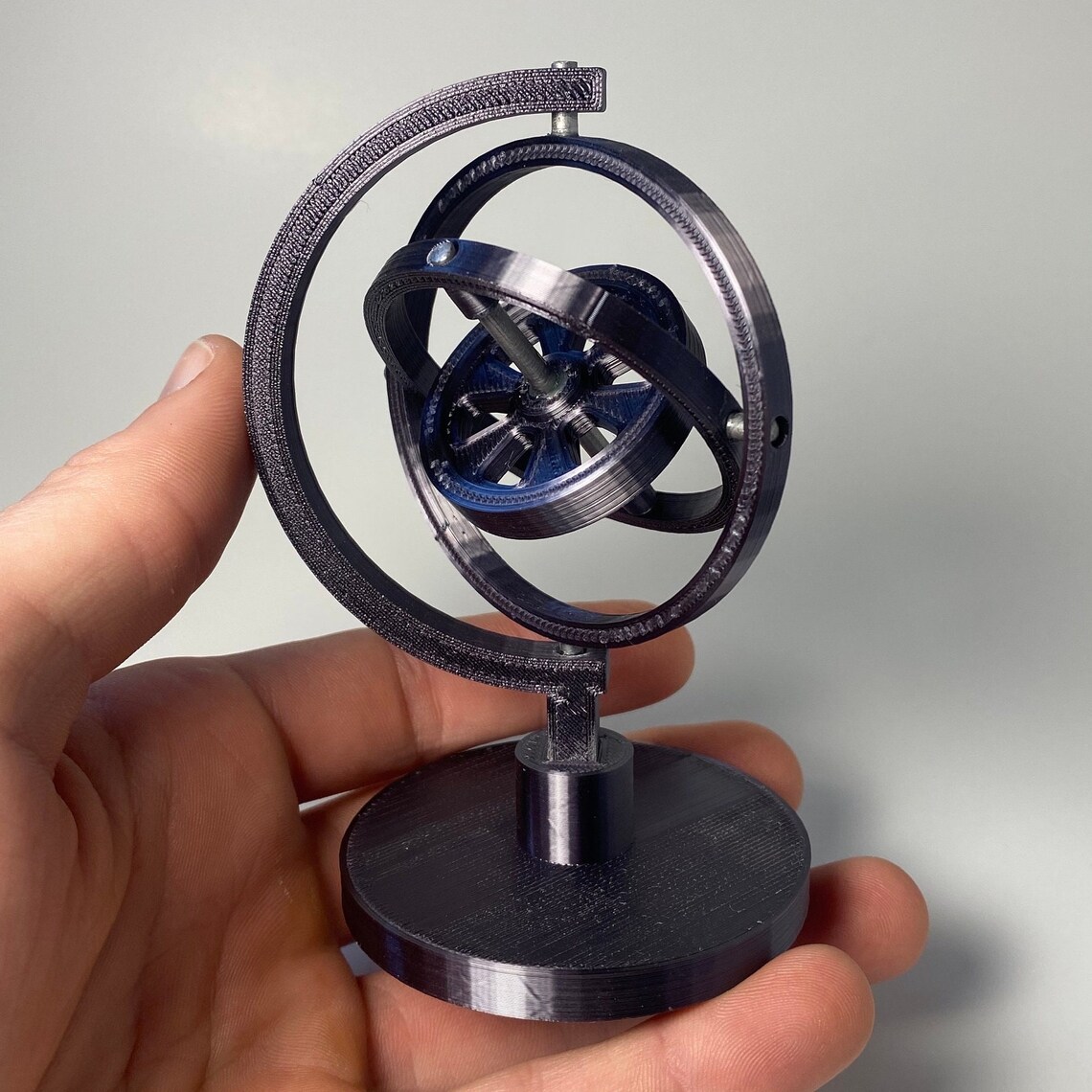 Gyroscope Desk Toy, 3D Printed Desk Ornament - Etsy
