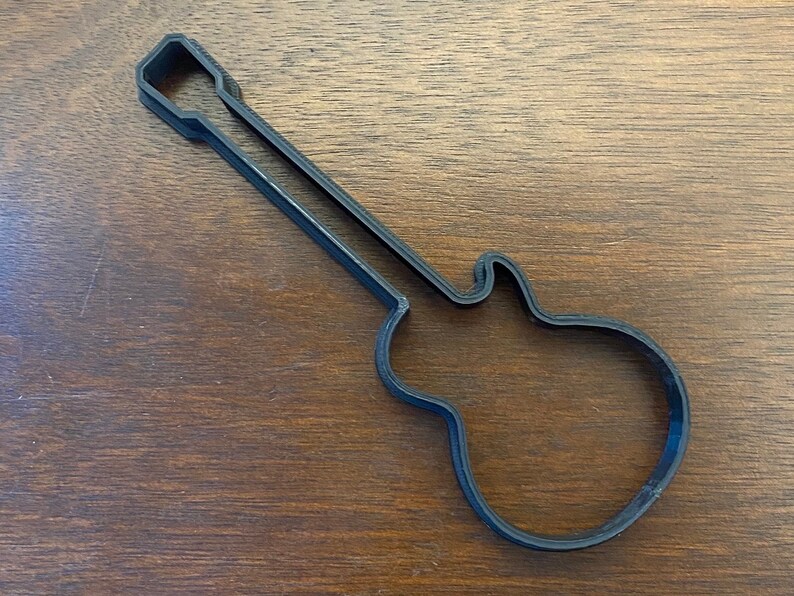 Les Paul Guitar Cookie Cutter 3D Printed Les Paul Style - Etsy