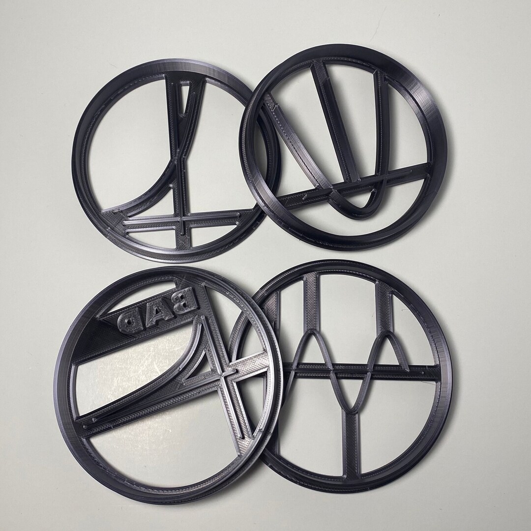 Math Function Cookie Cutter Set, 3D Printed Math Cookie Cutters, Cookie ...