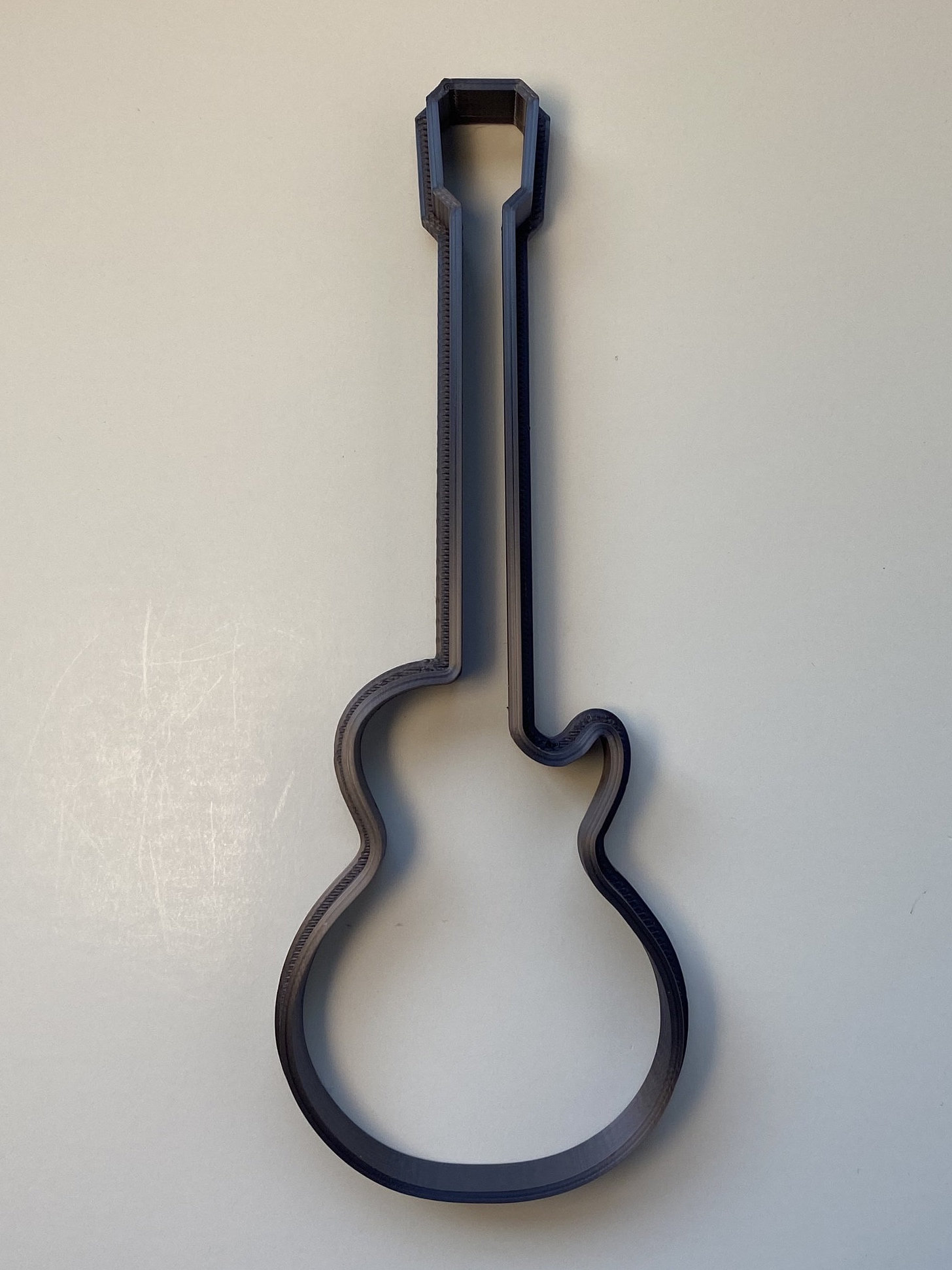 Les Paul Guitar Cookie Cutter, 3D Printed Les Paul Style Outline or ...