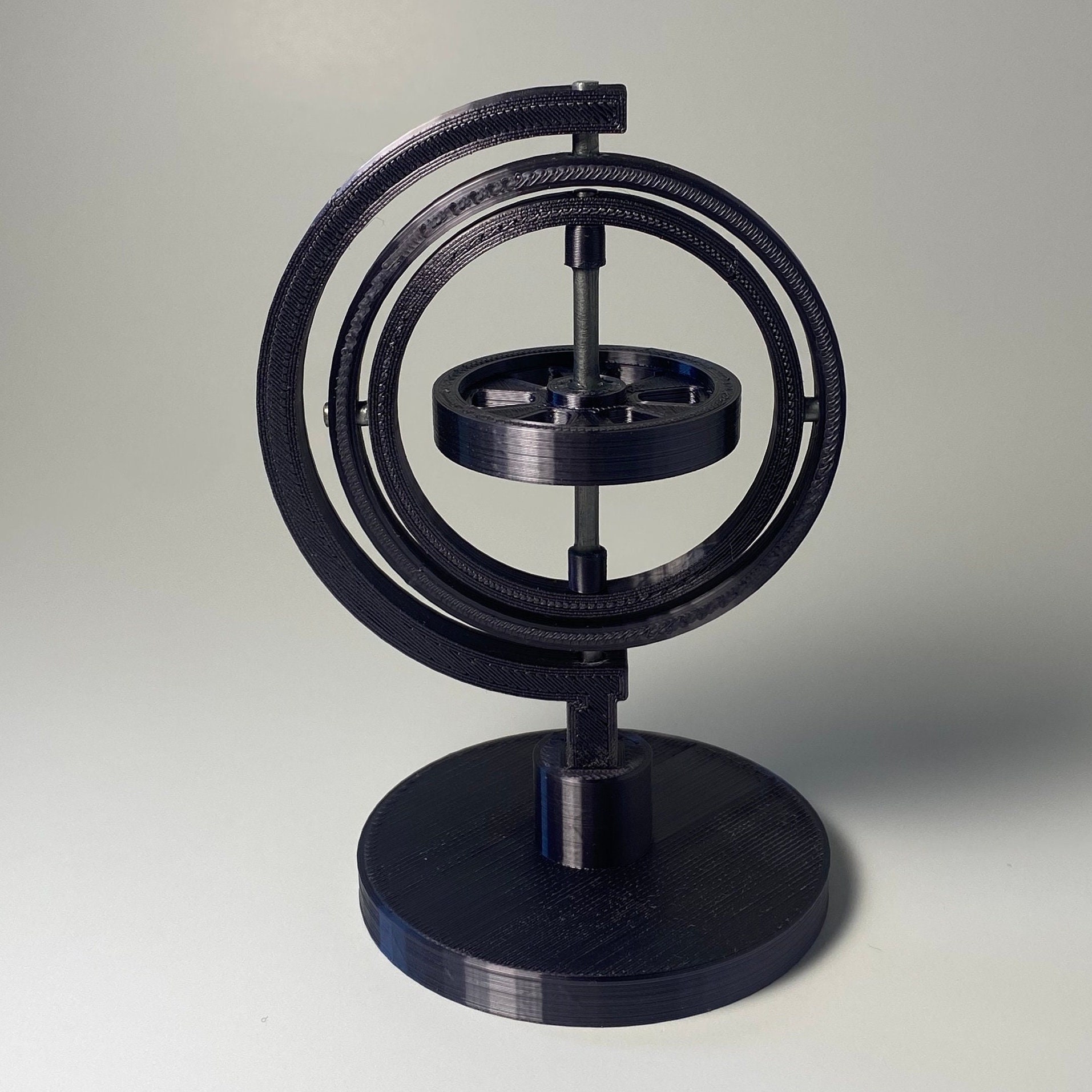 Gyroscope Desk Toy, 3D Printed Desk Ornament - Etsy