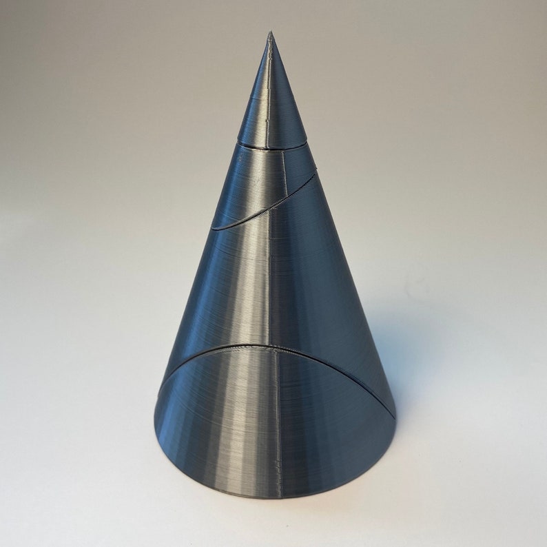 Conic Sections Learning Model 3d Printed Math Teaching Tool Etsy