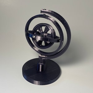 Gyroscope Desk Toy, 3D Printed Desk Ornament - Etsy