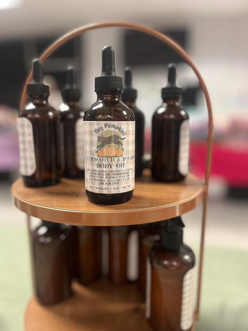 Butterscotch and Bourbon Body Oil | Hydrating Oil for Soft Skin ...