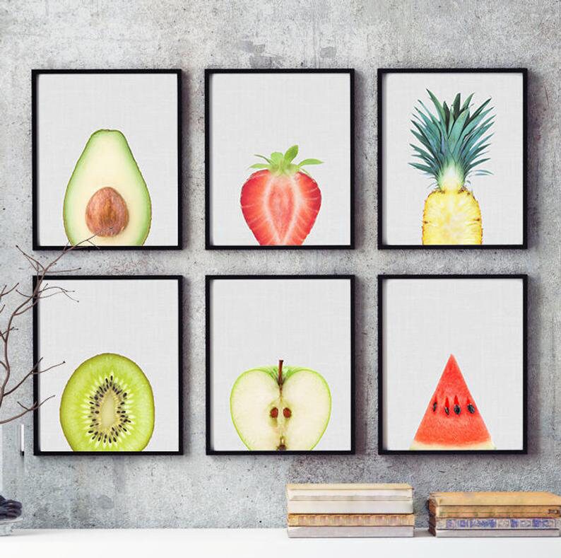 Fruit Digital Art Collection - Etsy