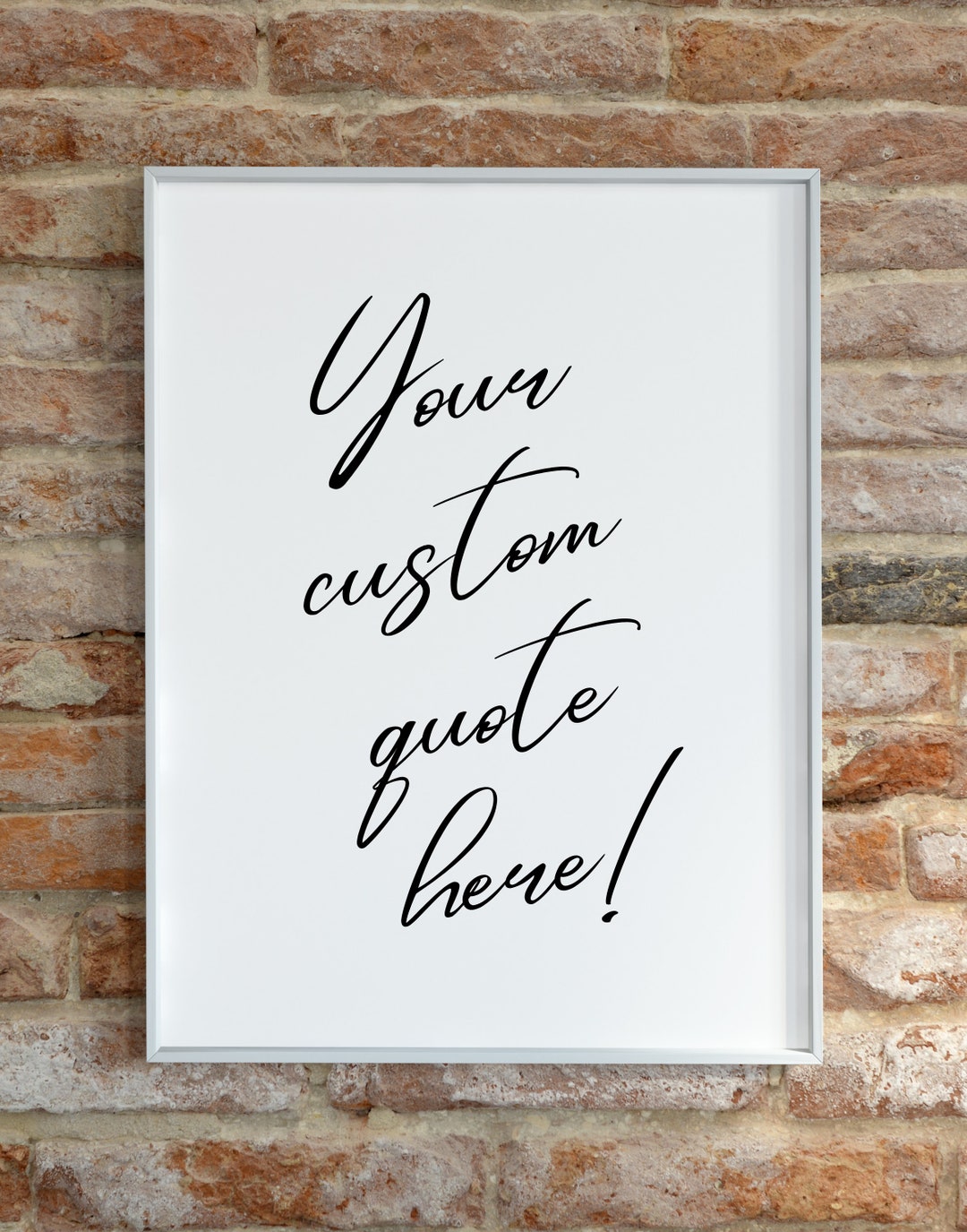 Custom Quote Print Download, Custom Poster Print, Custom Quote Sign ...