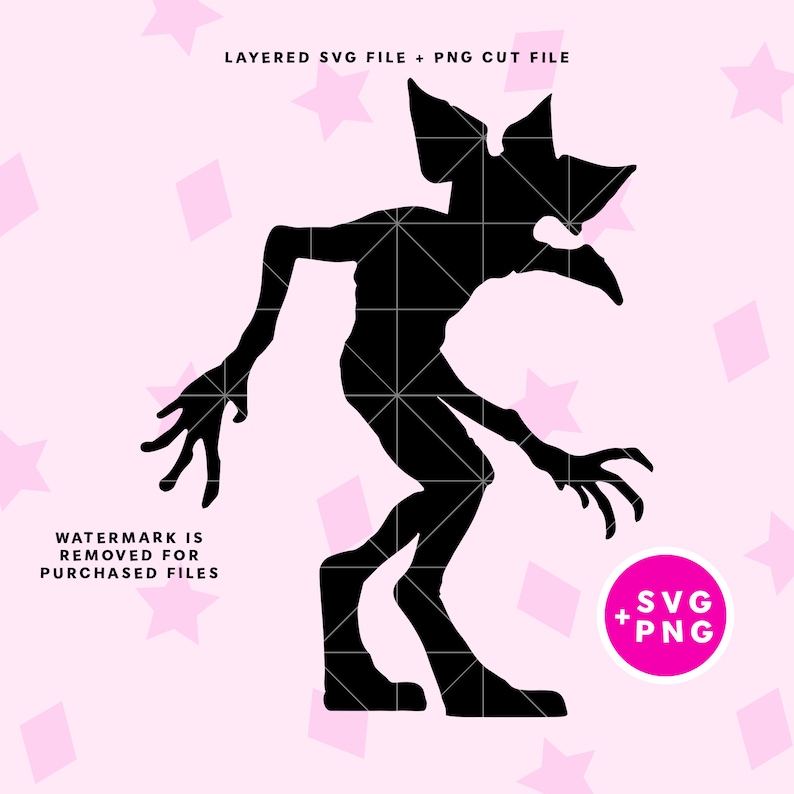 Demogorgon Stranger Things SVG Digital Download, SVG, PNG, Cricut ...