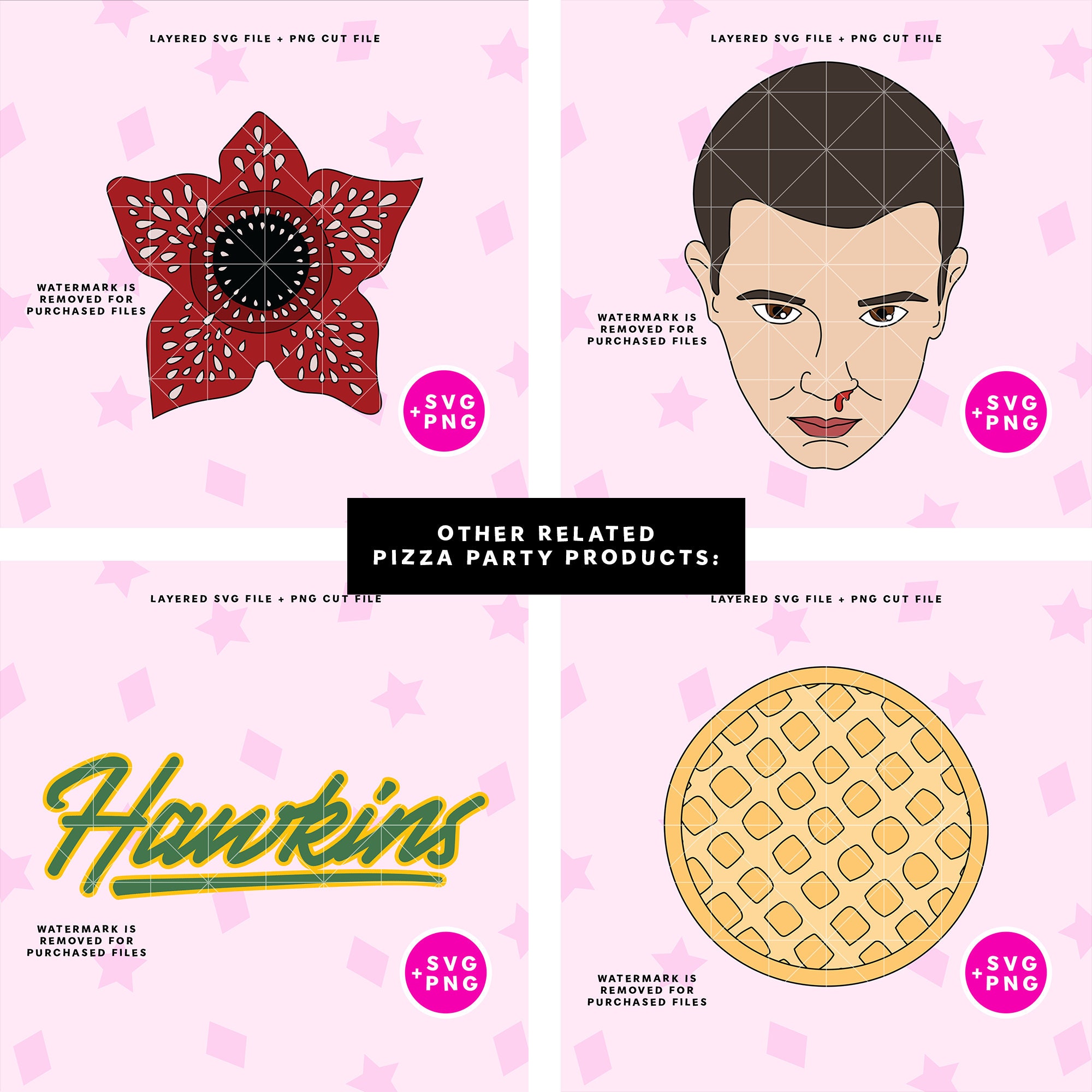 Demogorgon Stranger Things SVG Digital Download, SVG, PNG, Cricut ...