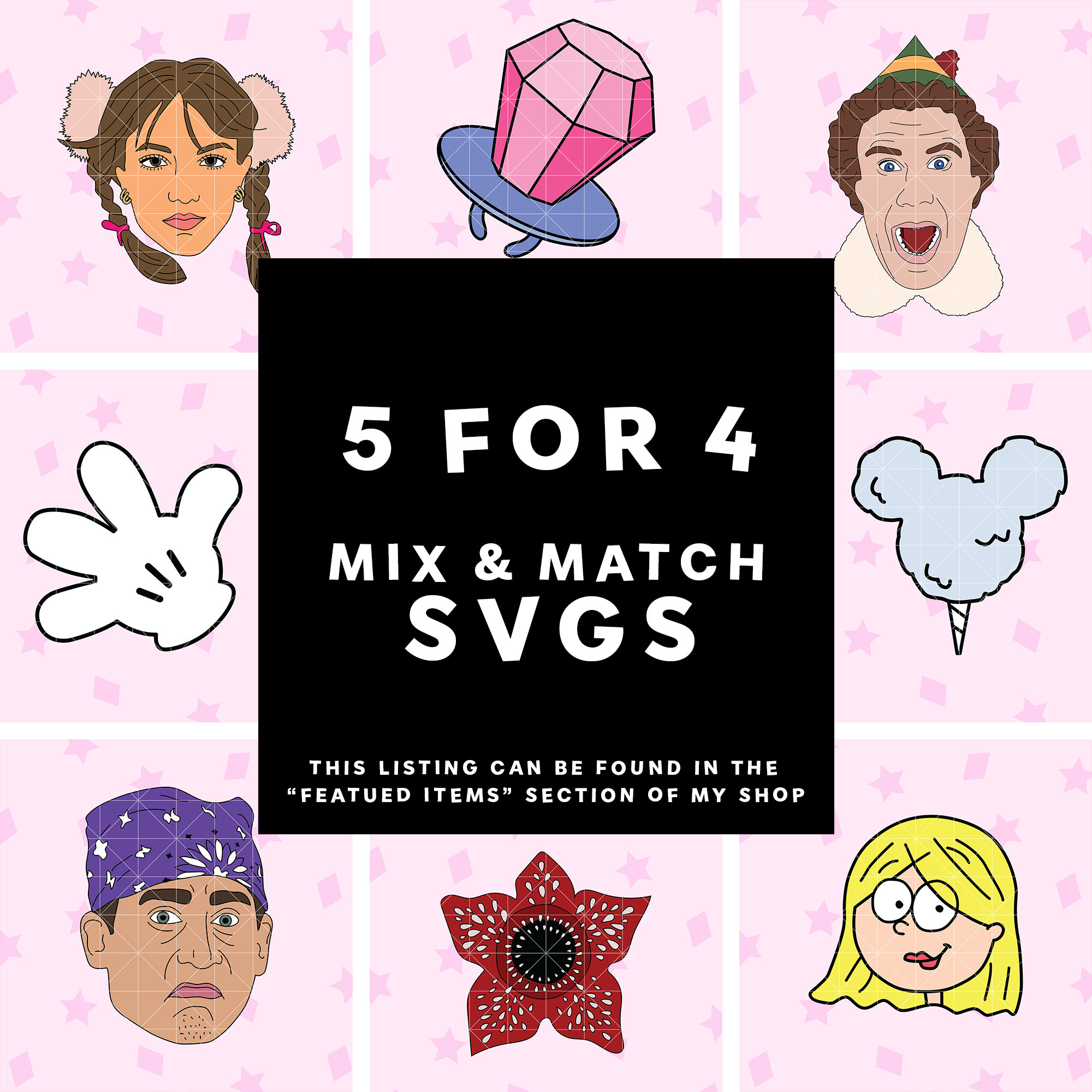 Stranger Things Clip Art Digital Download Demogorgon Eleven - Etsy