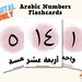 Arabic Numbers Activities Bundle | Color the Number| Arabic Numbers ...