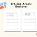Tracing Arabic Numbers Activity | Color the Number| Arabic Numbers ...
