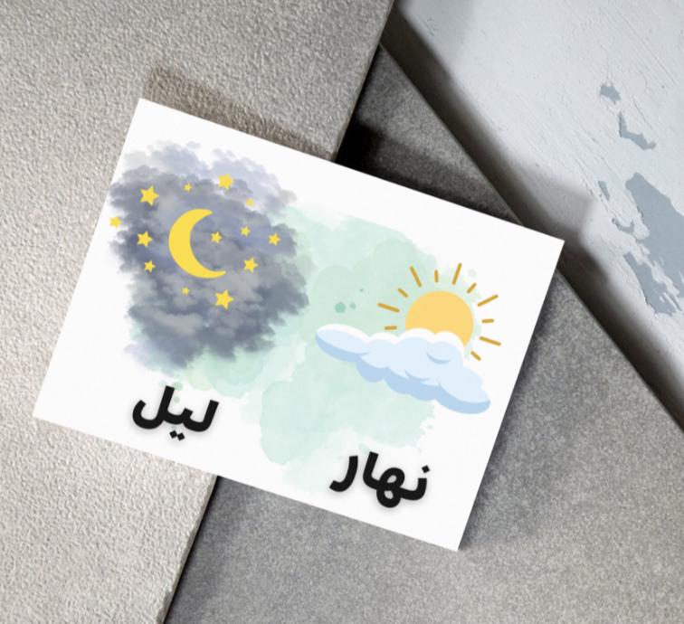 Arabic Opposite Words Flashcards | Arabic for Kids | Arabic Flashcards ...
