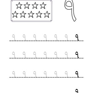 Tracing Arabic Numbers Activity | Color the Number| Arabic Numbers ...