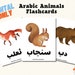 Arabic Animals Flashcards | Arabic for Kids | Arabic Flashcards ...