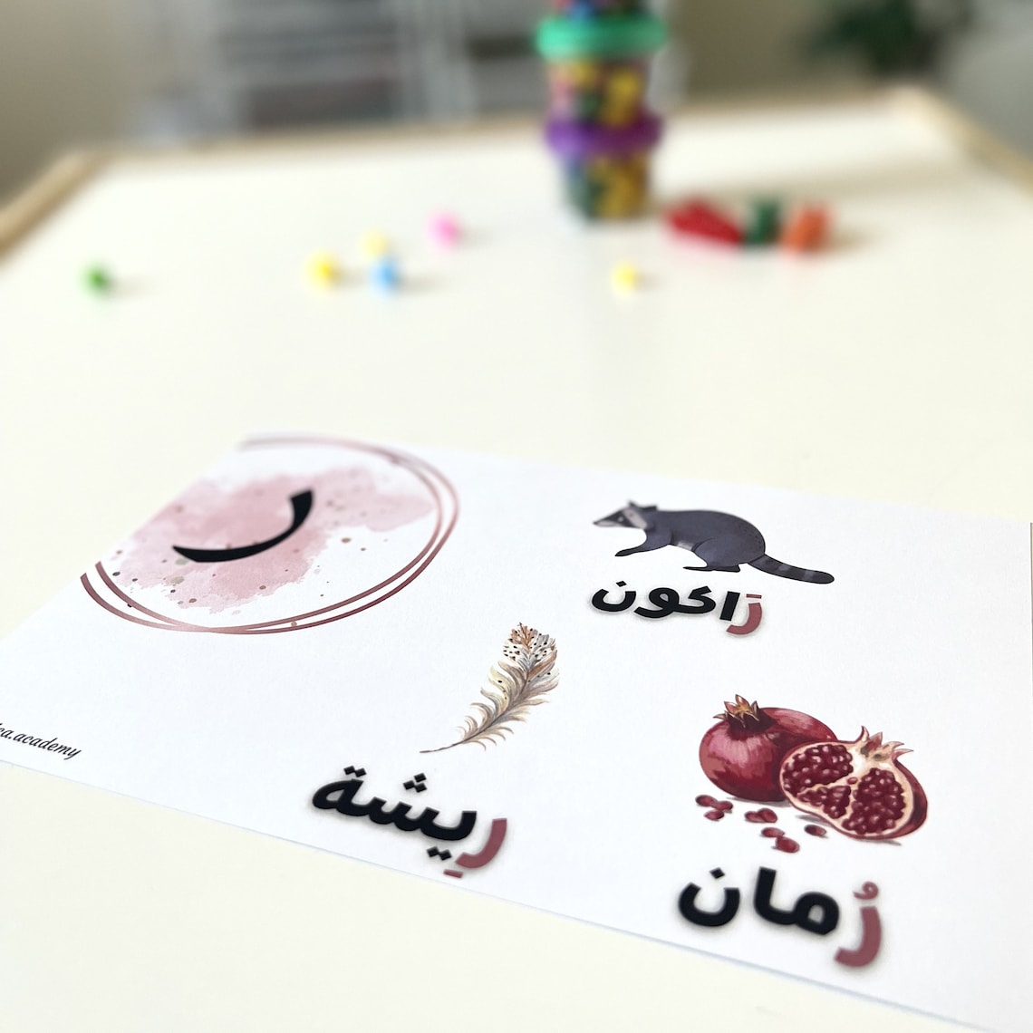Arabic Letters With Harakat Flashcards | Arabic Alphabet | Arabic for ...