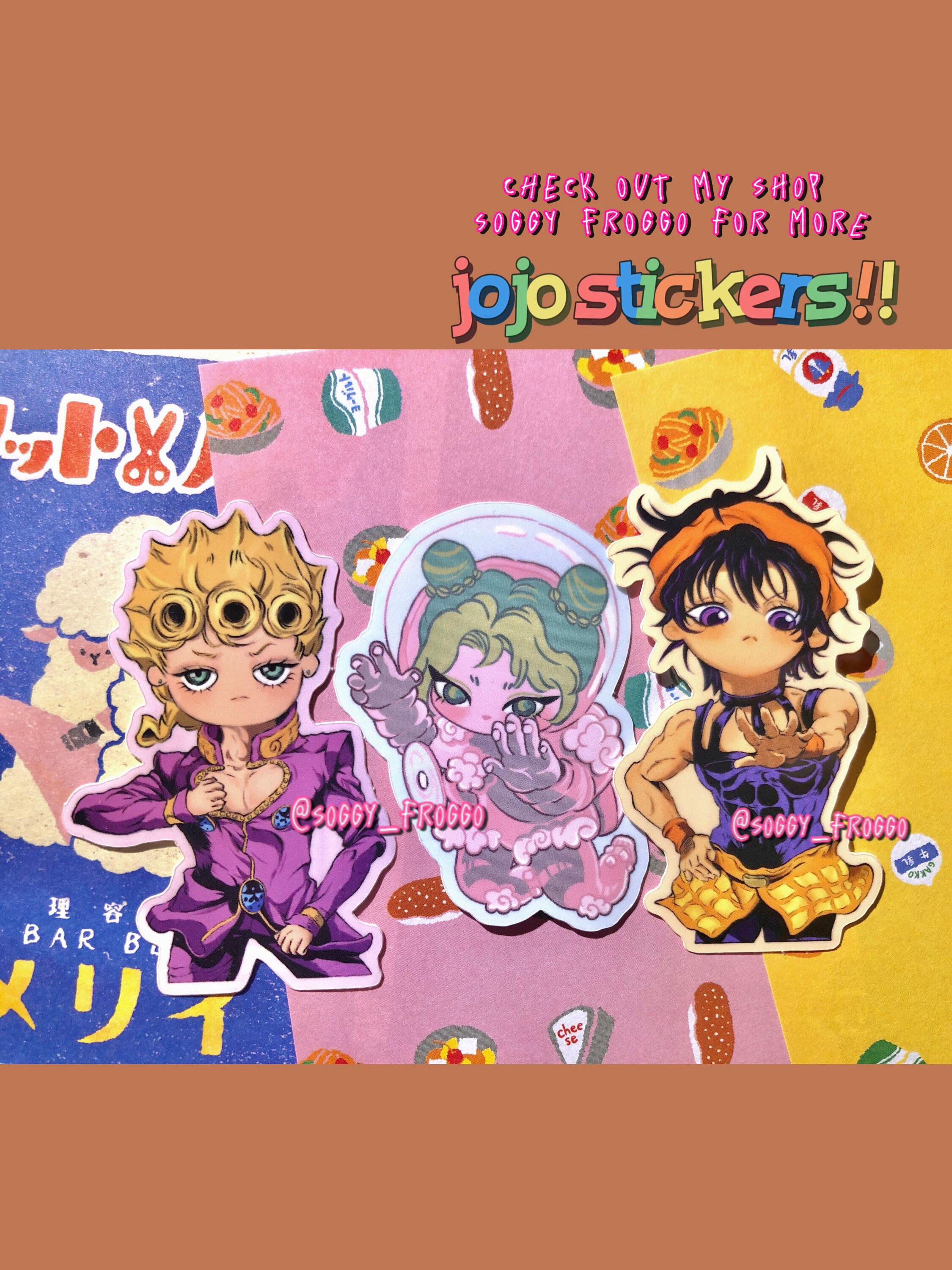 Anime Jojo Best Friend Vinyl Sticker - Etsy