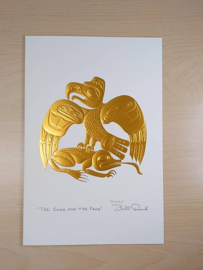 The Eagle and the Frog by Bill Reid Haida Artist - Etsy